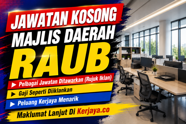 Jawatan Kosong Majlis Daerah Raub • Kerja Kosong Kerajaan